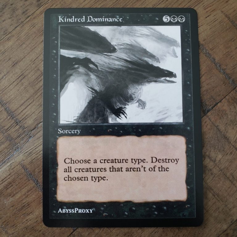 Kindred Dominance #A - MTG - Abyss Proxy Shop: Enhance Your Commander ... Kindred Dominance #A - MTG - Abyss Proxy Shop: Enhance Your Commander ...