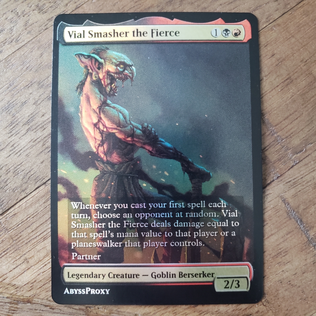 Vial Smasher The Fierce A Foil Abyss Proxy Shop
