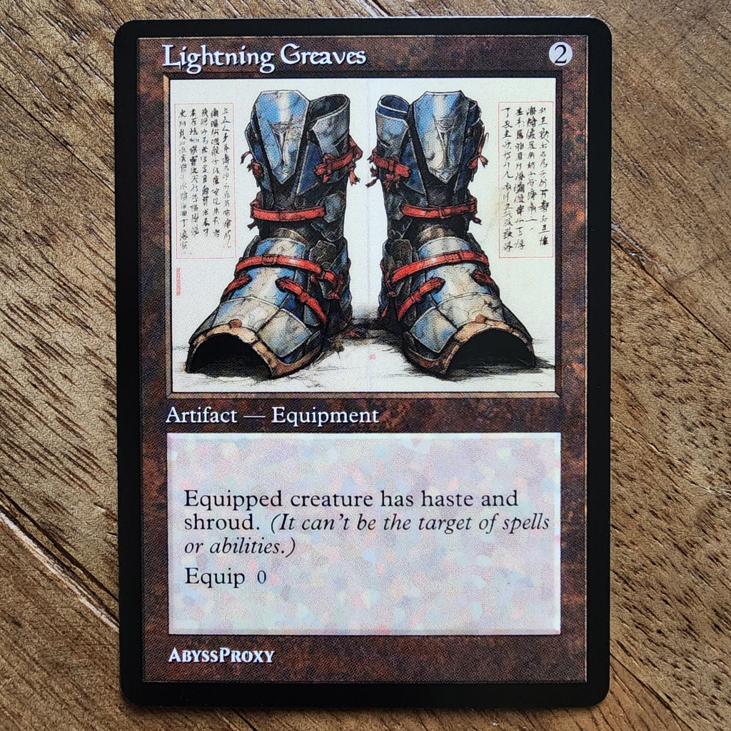 Lightning Greaves #A - MTG Proxy - Abyss Proxy Shop: Enhance Your ... Lightning Greaves #A - MTG Proxy - Abyss Proxy Shop: Enhance Your ...